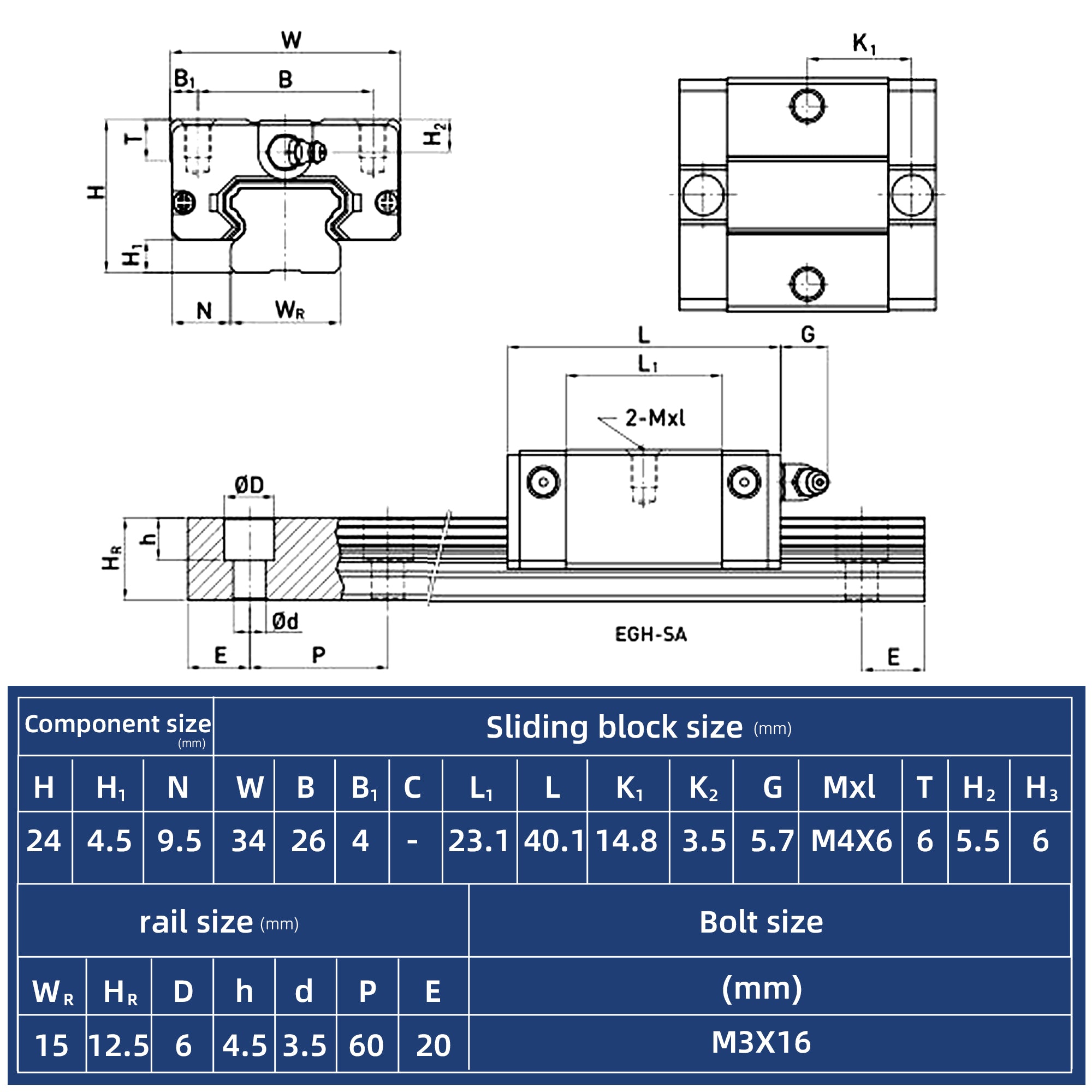 Linear Rails Upgrade Kit for CNC Machine XE-PRO & XE-PRO 8040