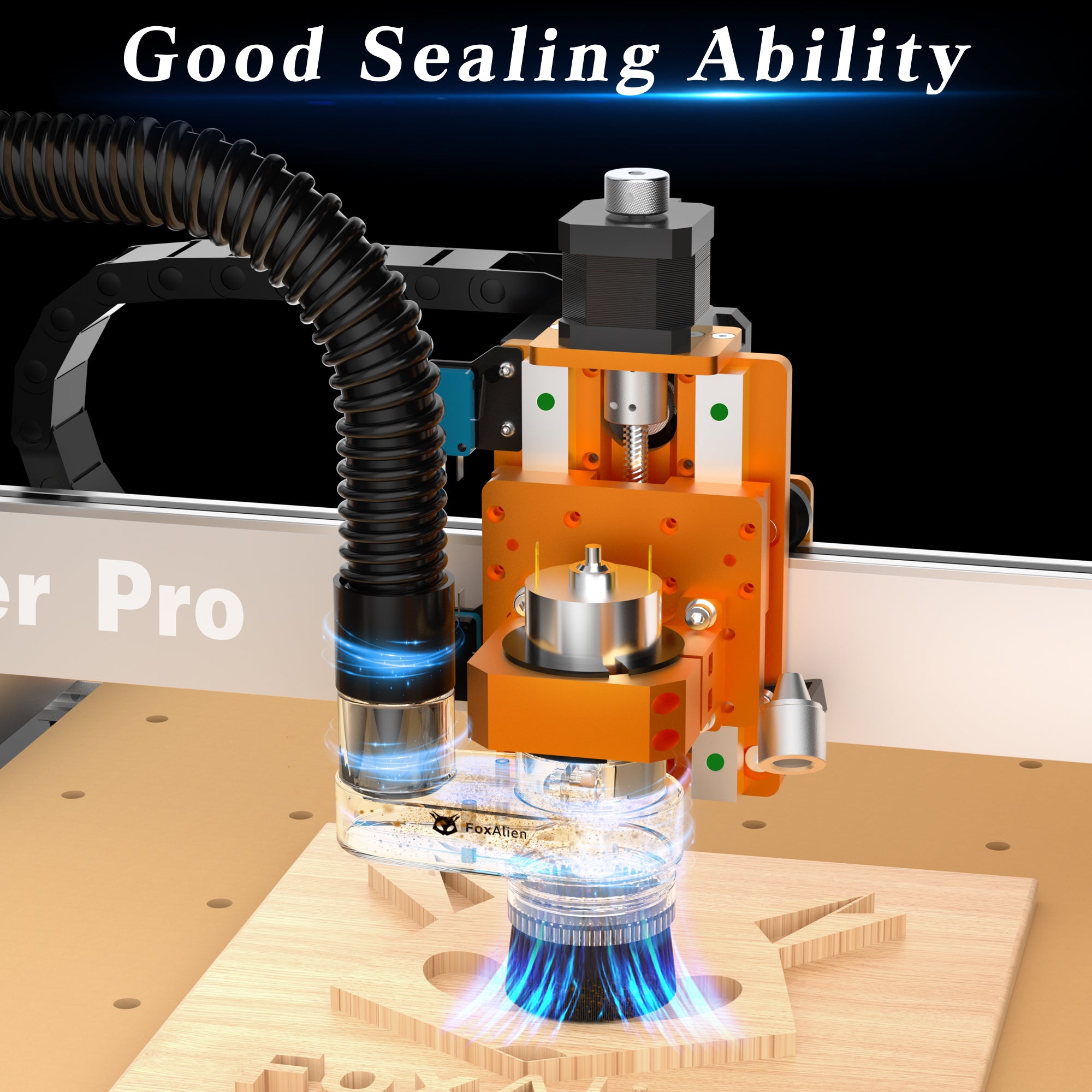 42MM Dust Shoe | Compatible with CNC Router Masuter Pro & 3018 Series