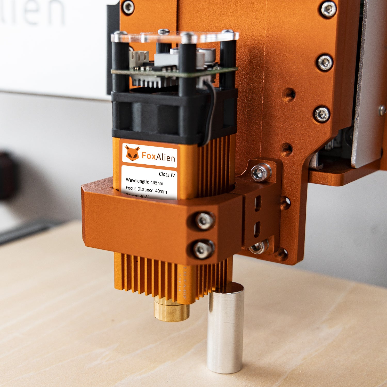 FoxAlien 40W Fixed Focus Blue Laser Module Kit V2| Optical Output 10W
