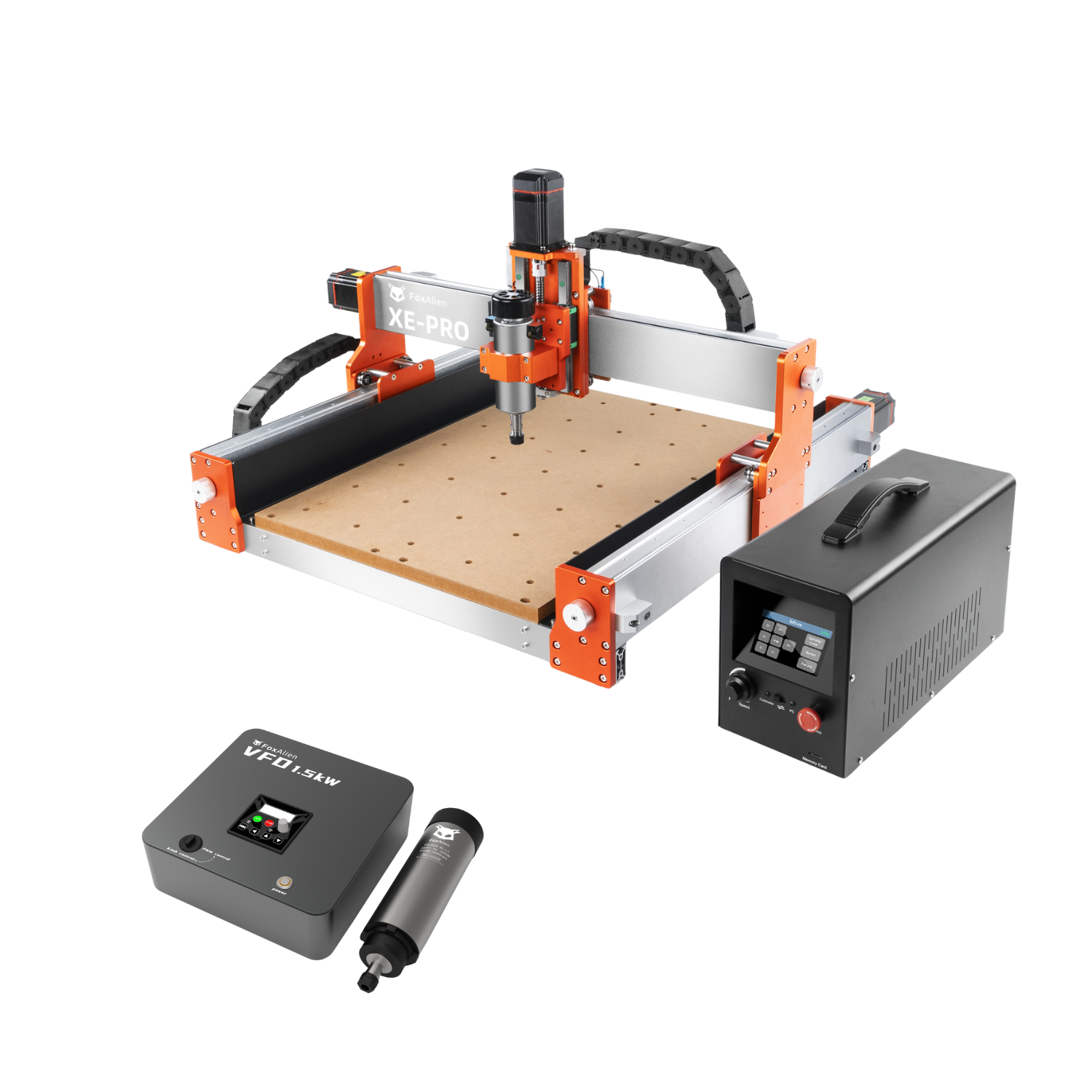 CNC Router Machine XE-PRO with 1.5KW VFD Spindle Kit