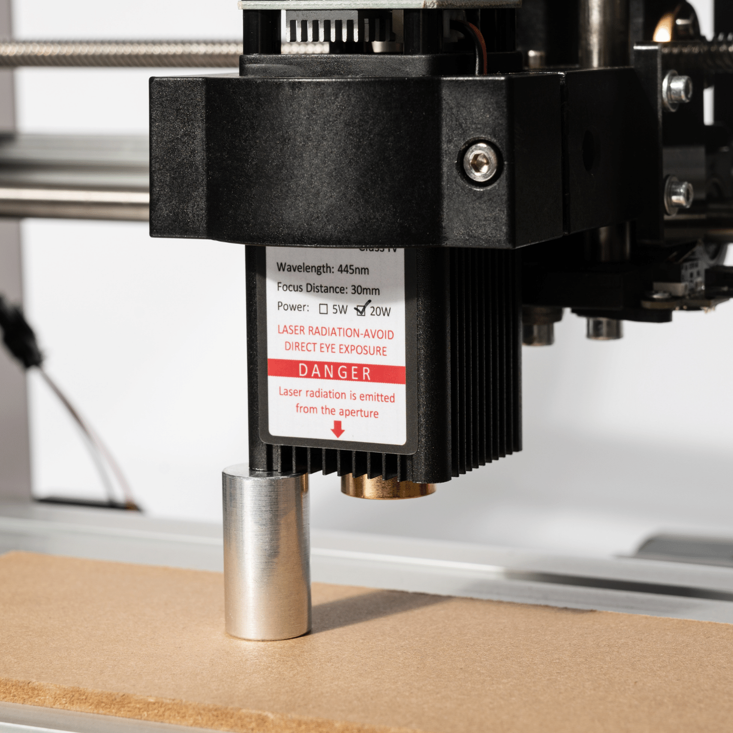 FoxAlien 20W Fixed Focus Blue Laser Module Kit | Optical Output 5W