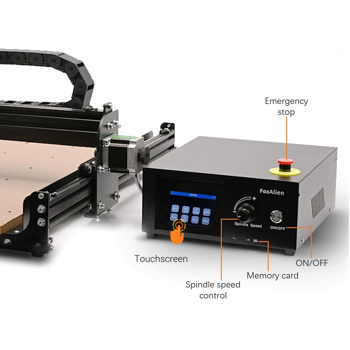 CNC Router Machine 4040-XE | Metal Wood Cutting Engraving Machine