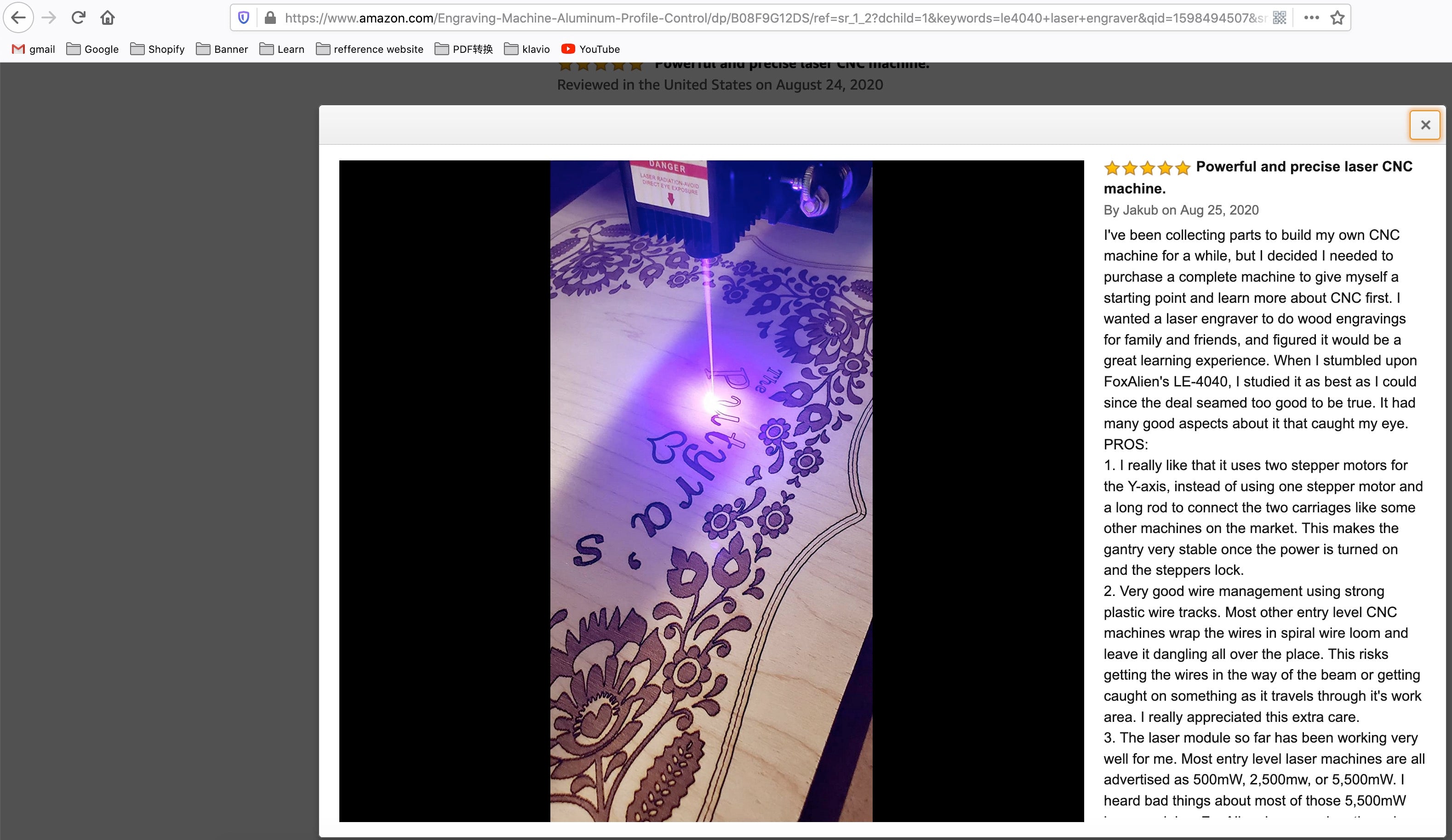 5000mW Laser Engraver | Laser Cutter | 40cm x 40cm Working Area – FoxAlien