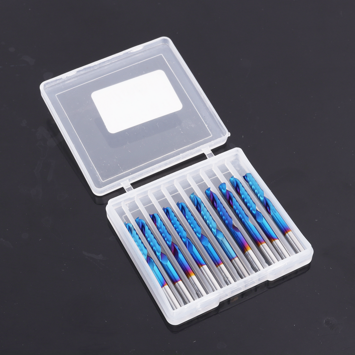 CNC Router Bits, Flat Nose, 3.175mm 1-Flute, 10pcs – FoxAlien