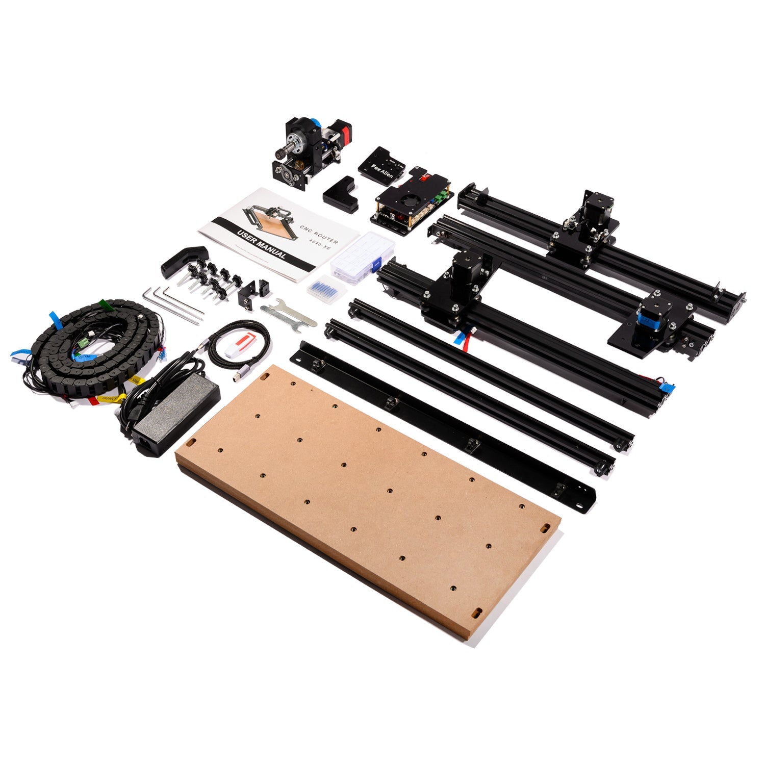 [Discontinued] CNC Router Machine Masuter with 40W Laser Bundle Kit – FoxAlien